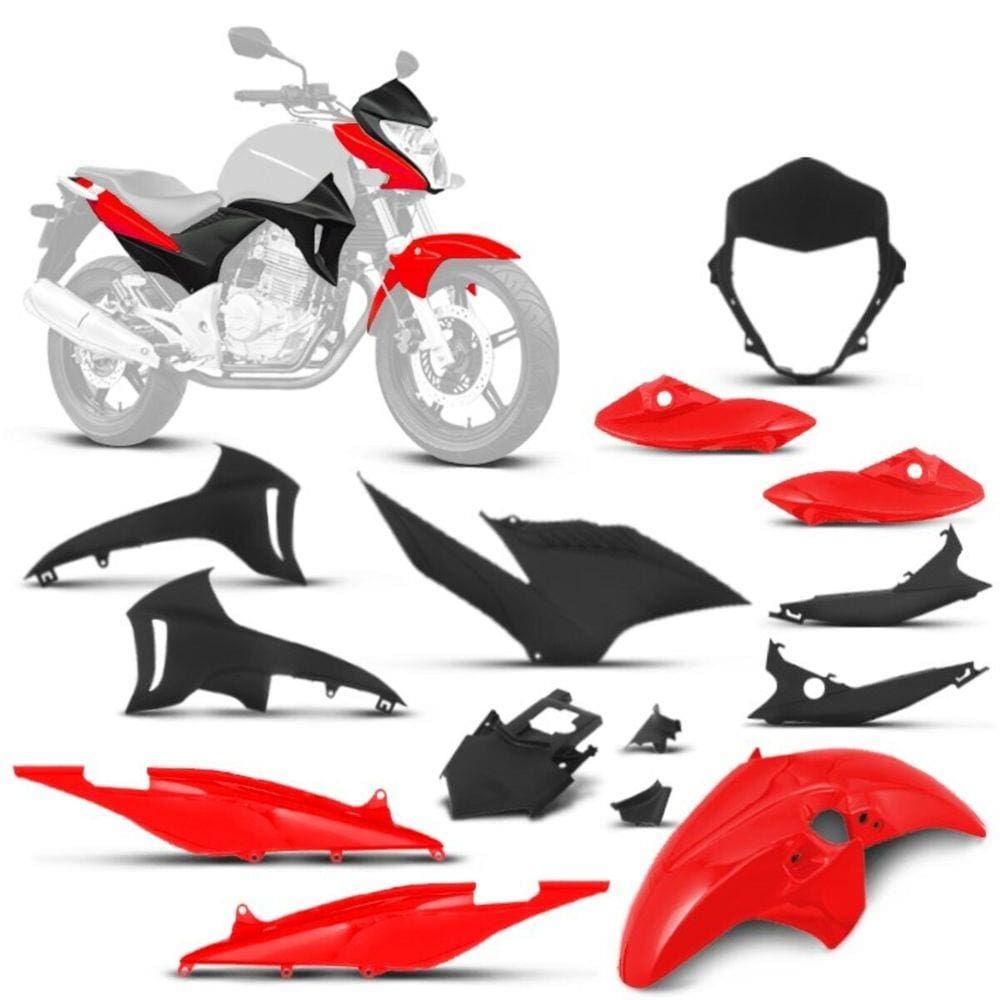 Kit completo carenagem de moto bross trilha | Casas Bahia