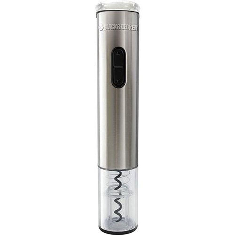 Abridor vinho cortador lacre inox wine inox 4 pilha aa black decker ...