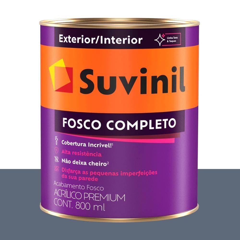 Tinta Acrilica Fosca Suvinil azul | Casas Bahia