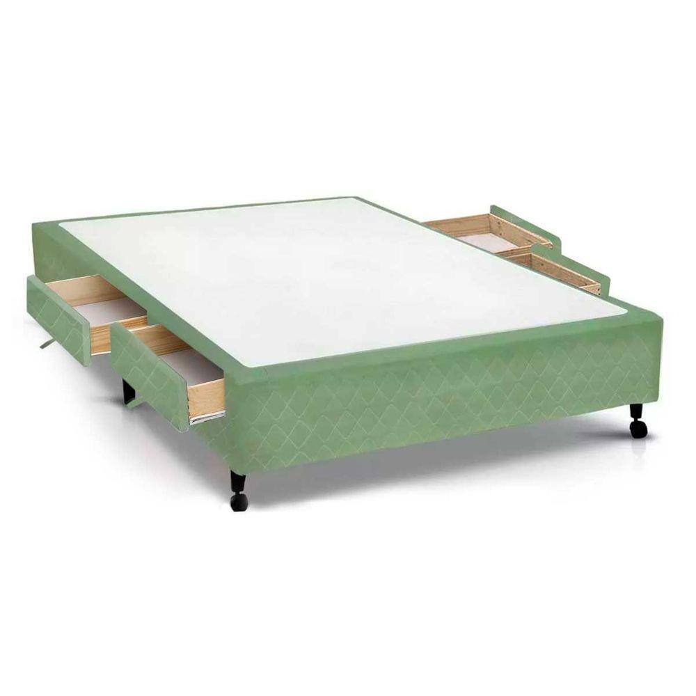 Cama box de casal castor com gavetas | Casas Bahia