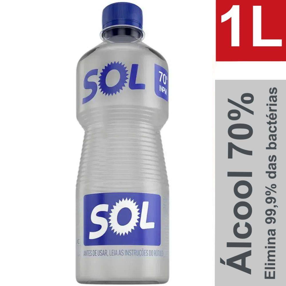Alcool 70 liquido 1 litro | Black Friday Casas Bahia