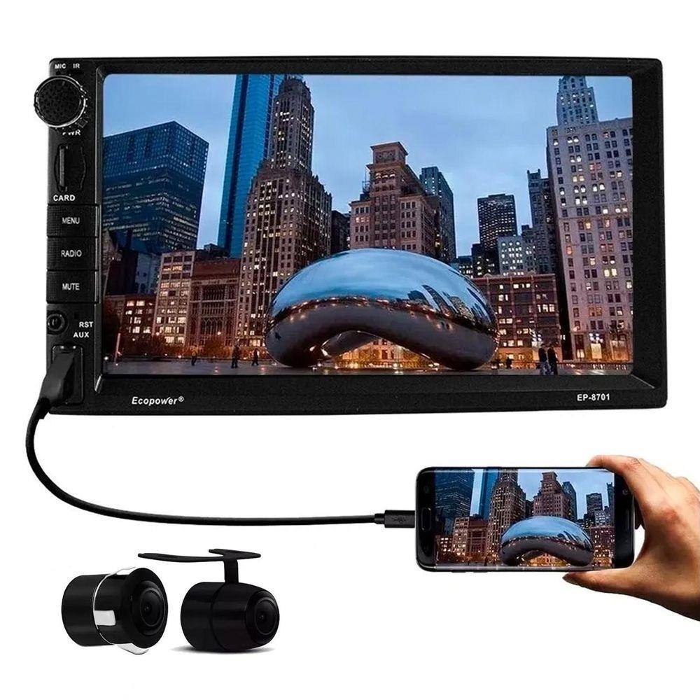 Central multimidia com dvd automotivo espelhamento gps e tv | Casas Bahia