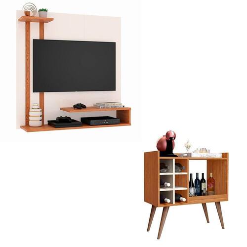 Conjunto Sala com Painel Para Tv 32 Polegadas | Casas Bahia