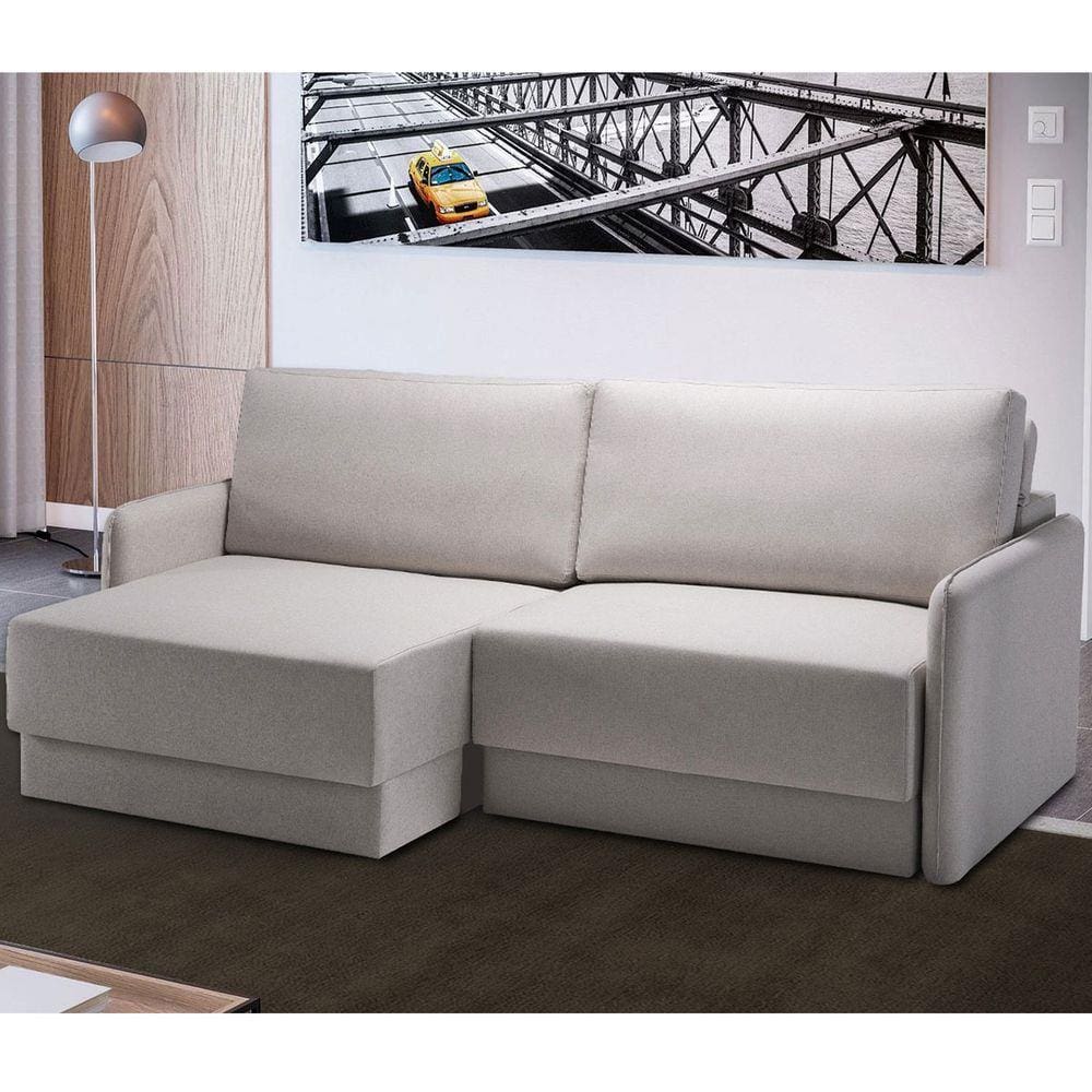 Sofa linho retratil 180 | Casas Bahia