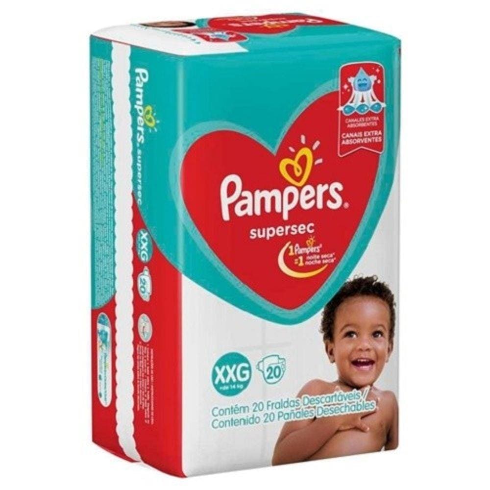 Fralda pampers xxg | Casas Bahia
