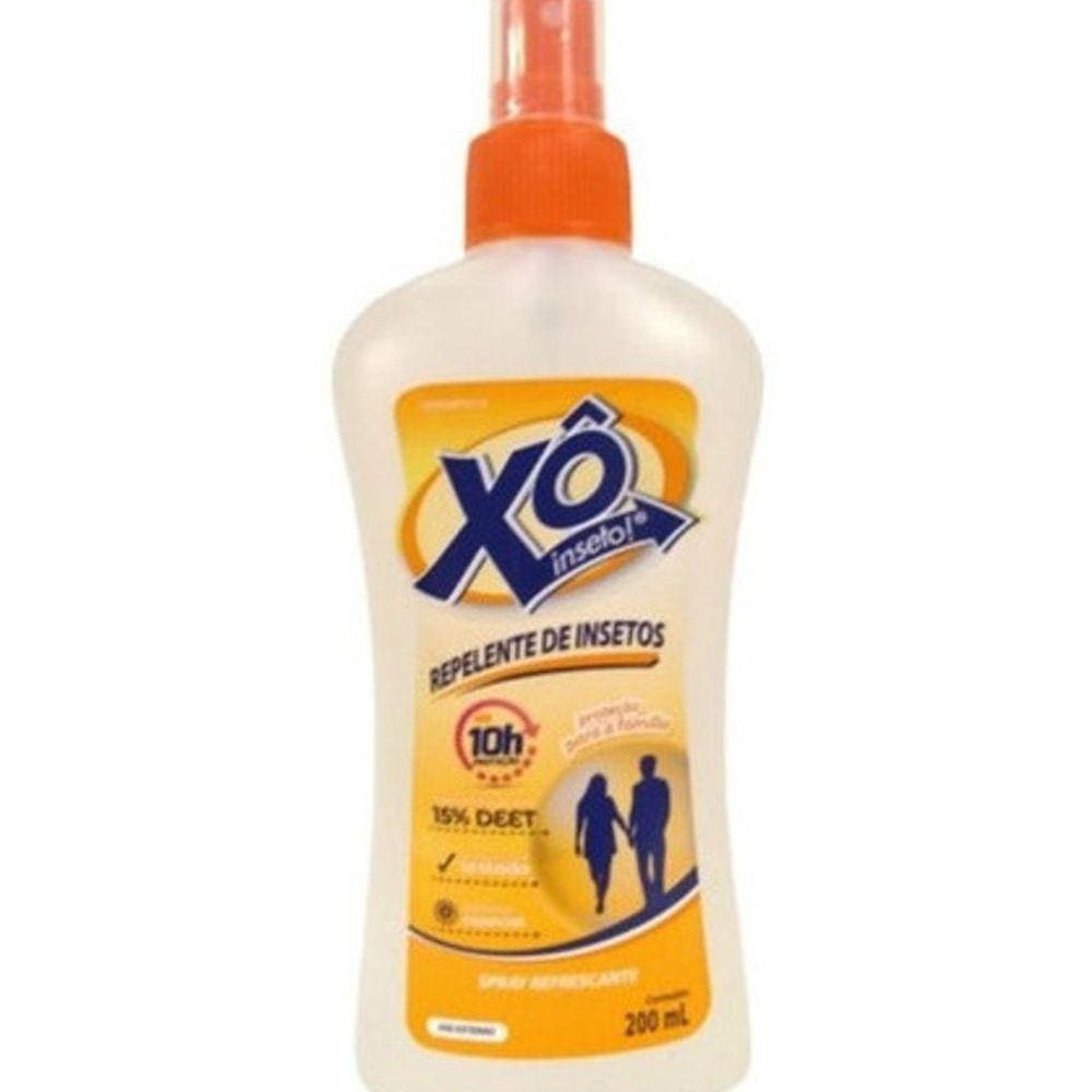 Repelente insetos xo inseto spray 10h protecao 15 deet contra mosquito ...