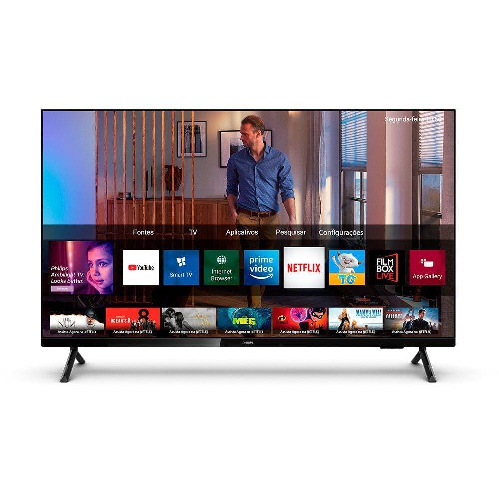 Smart tv 43 polegada philips | Casas Bahia