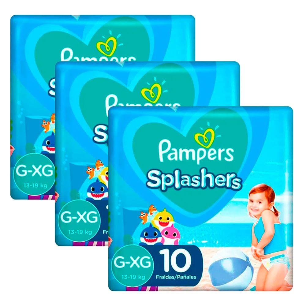 Pampers splashers g xg | Casas Bahia