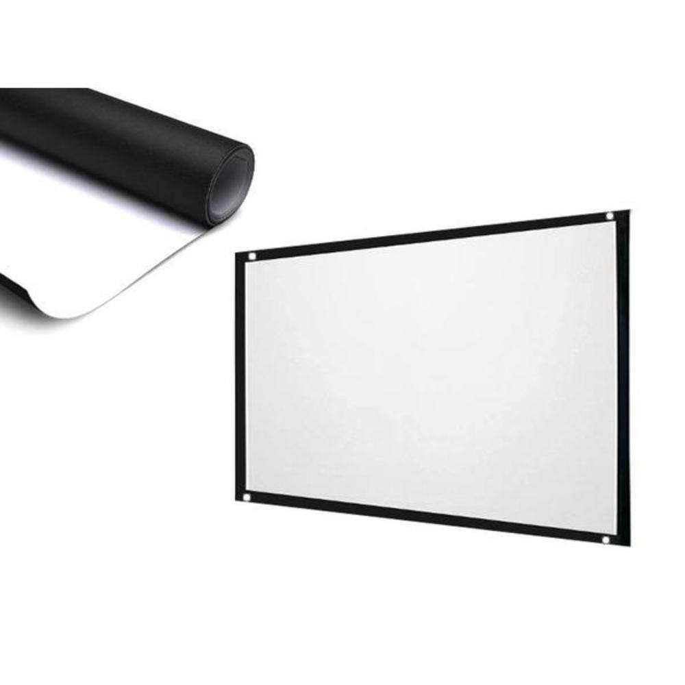 Tela projecao 100 polegadas enrolamento automatico | Casas Bahia