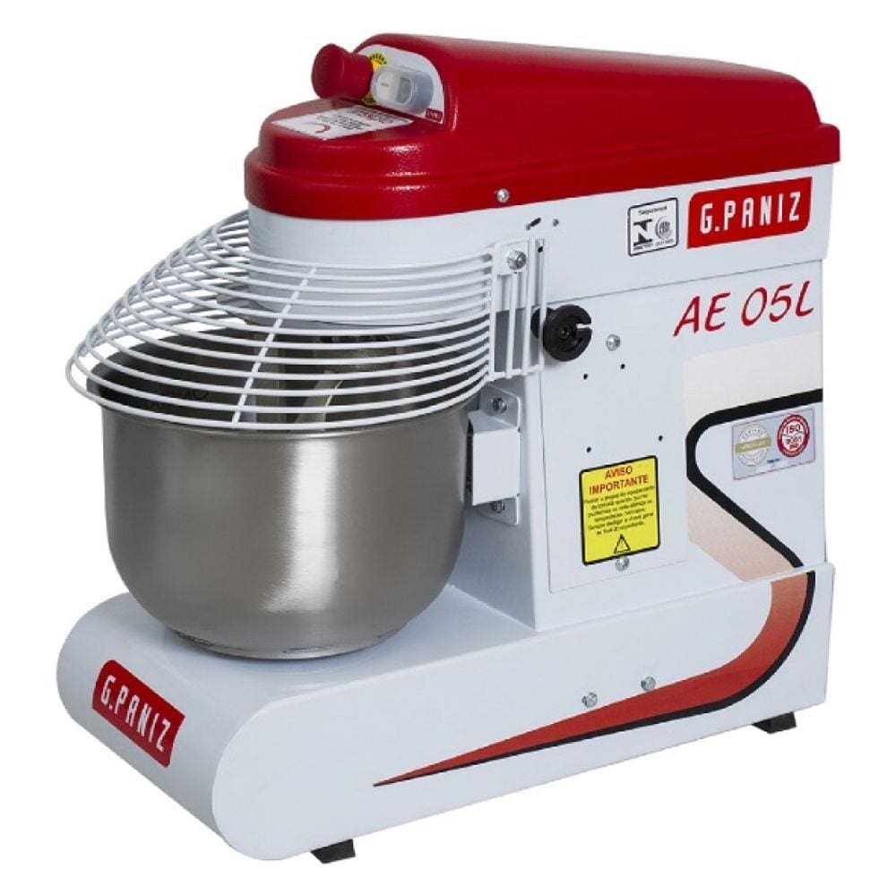 Amassadeira Espiral 5Kg Monofásica 1 Velocidade G.Paniz AE25L Bivolt ...
