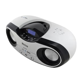 Som portatil philco pb329bt cd player radio gravador com bluetooth | Casas Bahia
