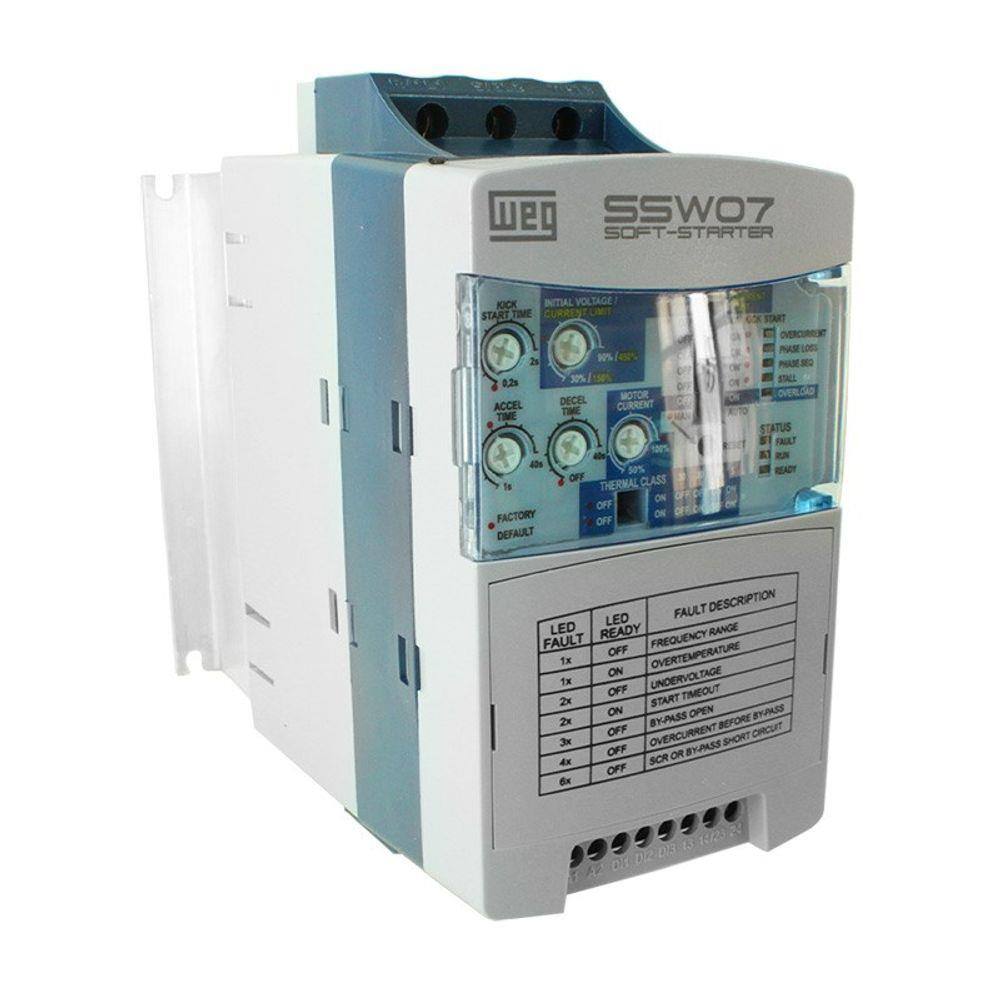 Chave De Partida Soft starter Weg Ssw07 45a 220 575v | Casas Bahia