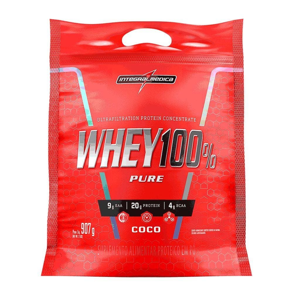 100 pure whey integral medica | Casas Bahia