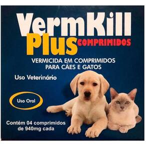 Vermkill plus comprimido como usar | Casas Bahia