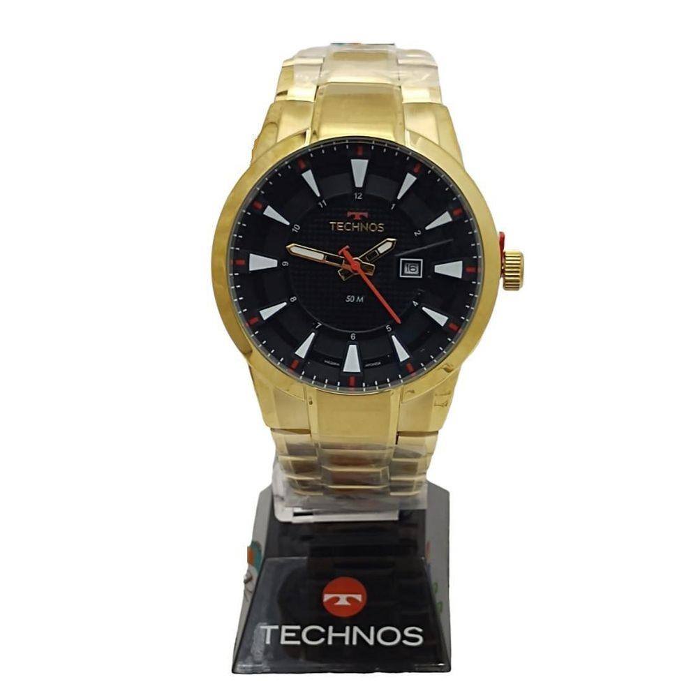 Relogio technos masculino dourado skymaster 2117ldc1p Black Friday ...