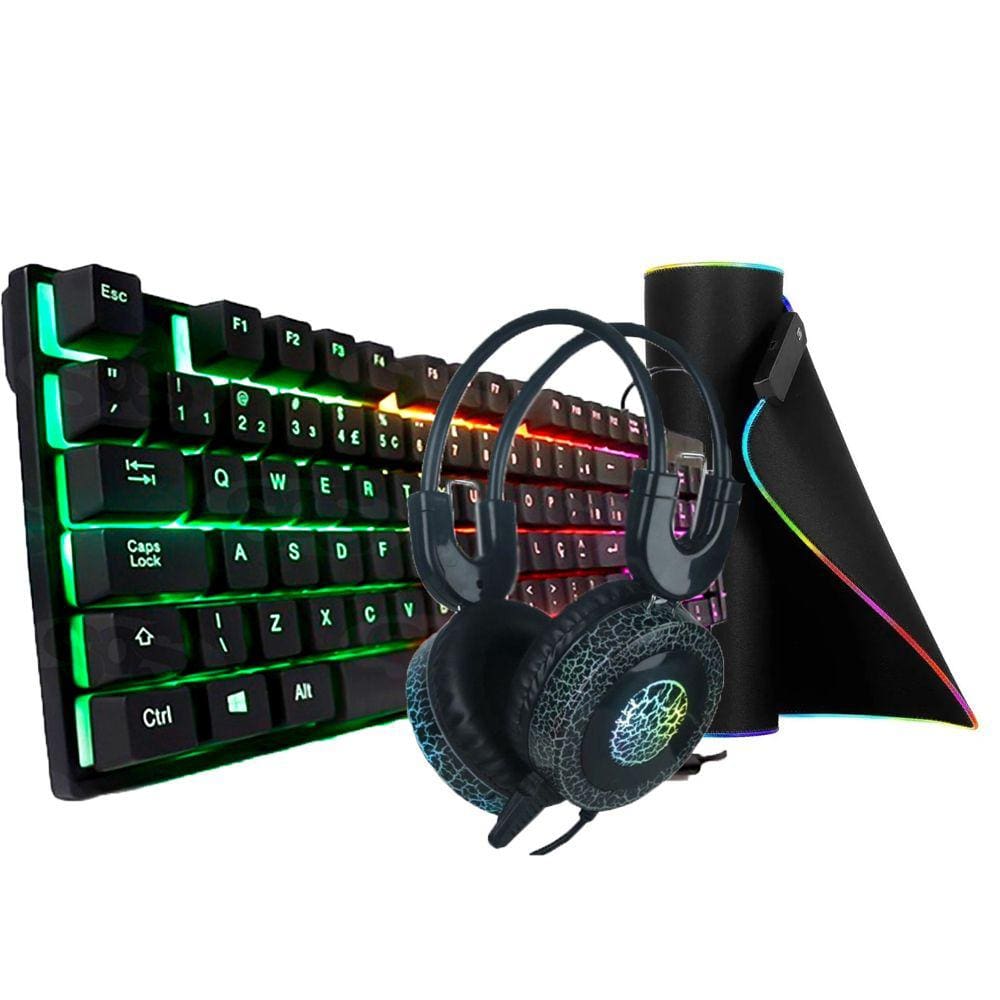 Pack mouse e teclado e fone | Casas Bahia