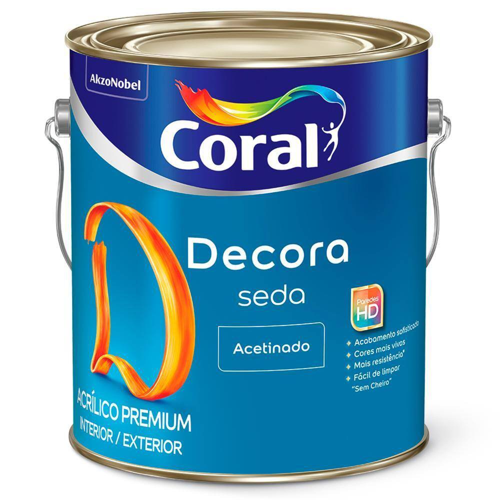 Tinta coral acabamento seda acetinado 3 | Casas Bahia