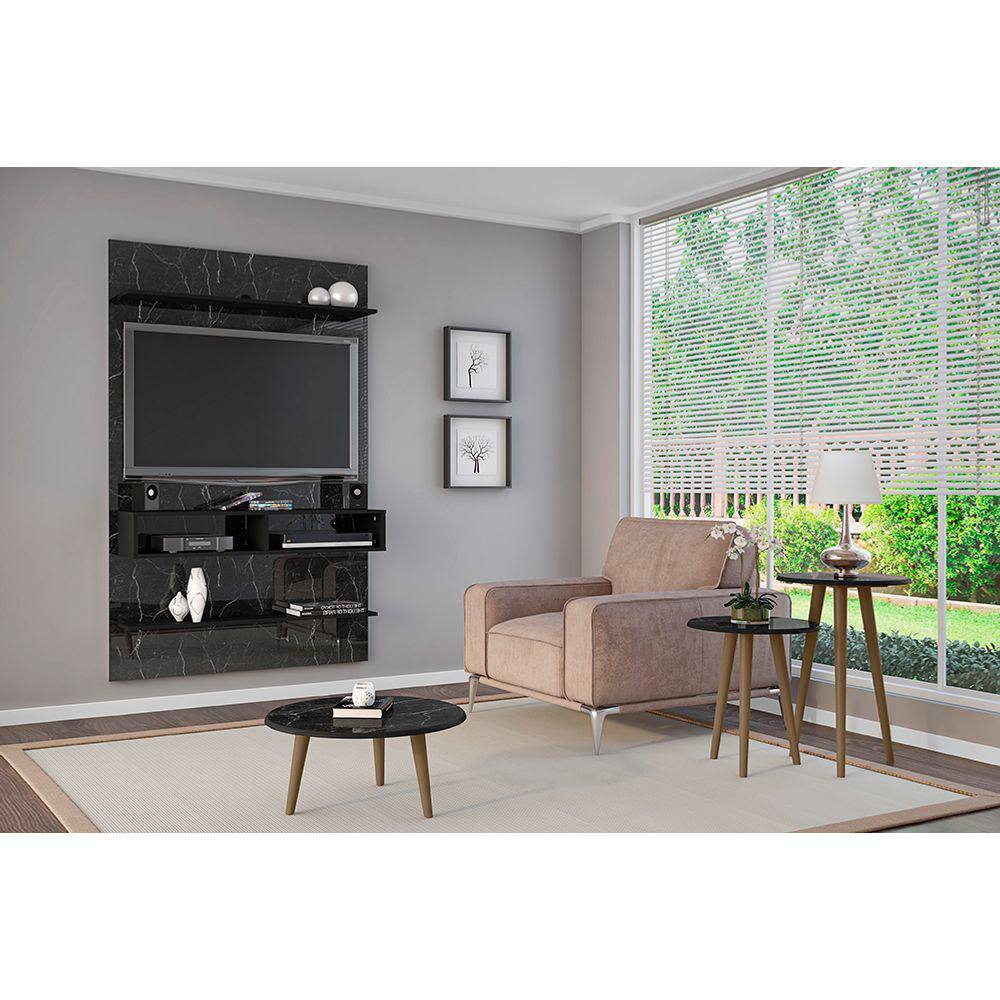 Painel tv vega preto fosco moveis bechara preto Black Friday | Vale Pix ...