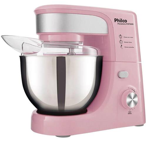 Batedeira Planetária Philco PHP500 Turbo Inox | Casas Bahia