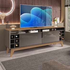 Rack cinza | Casas Bahia