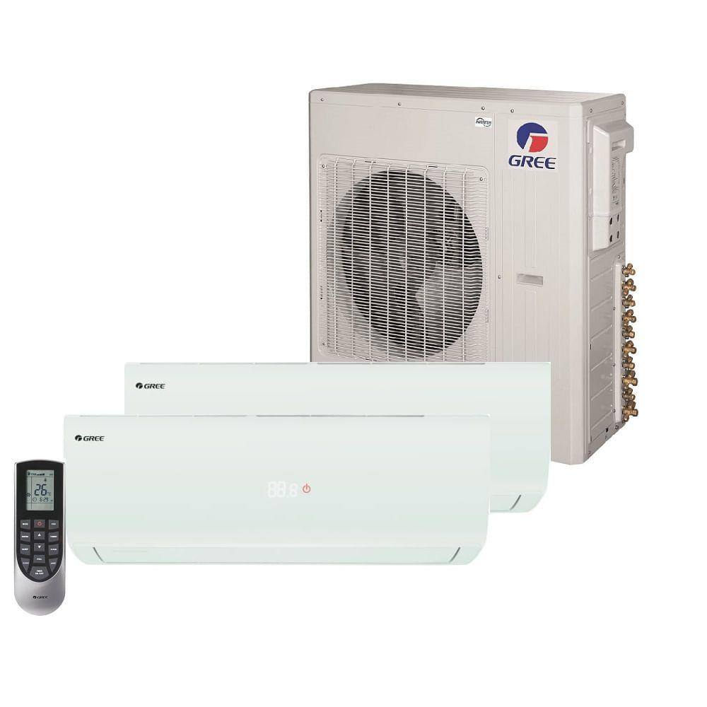 Ar condicionado multi split inverter gree hi wall 5x9000 btuh quente e ...