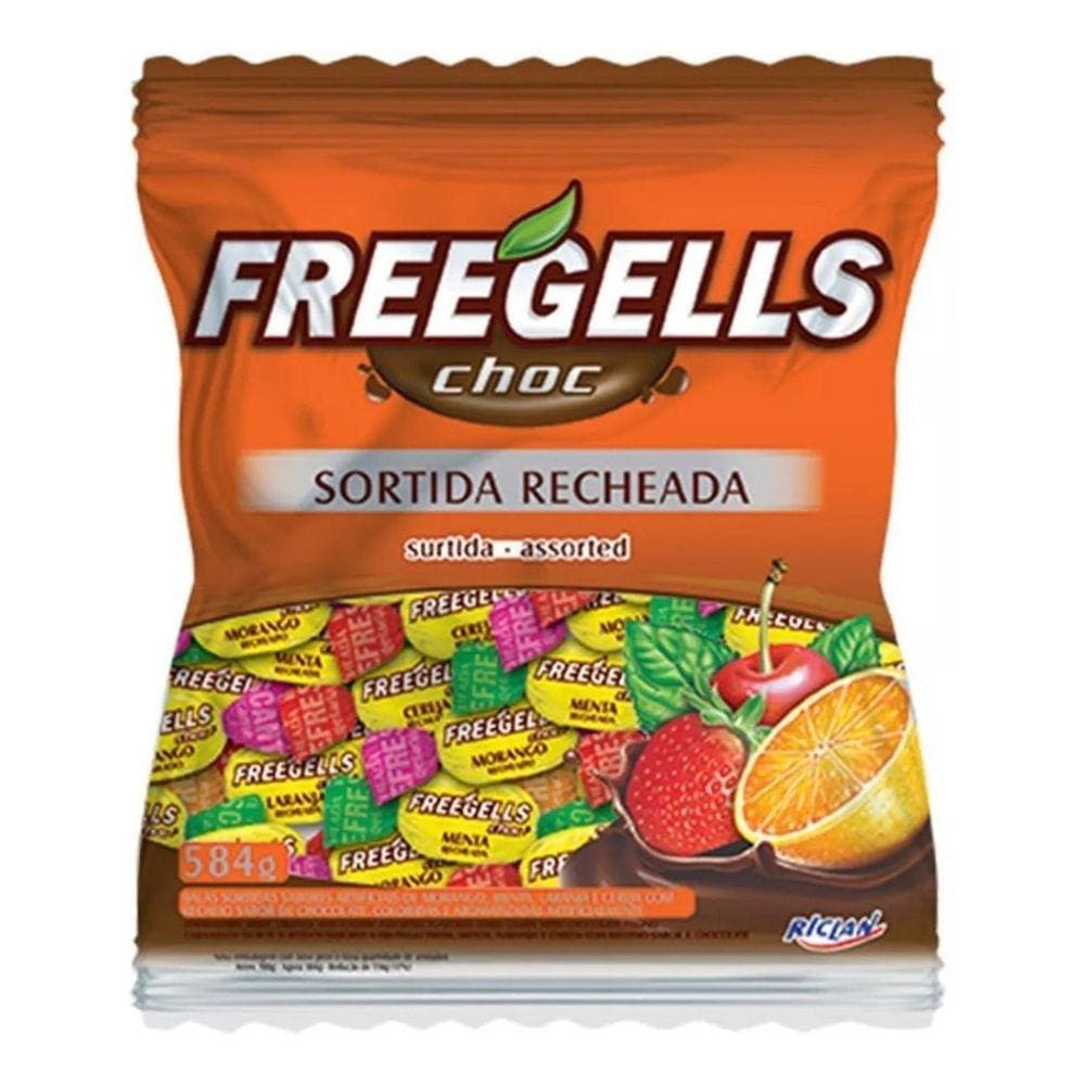 Bala freegells chocolate com pimenta | Casas Bahia