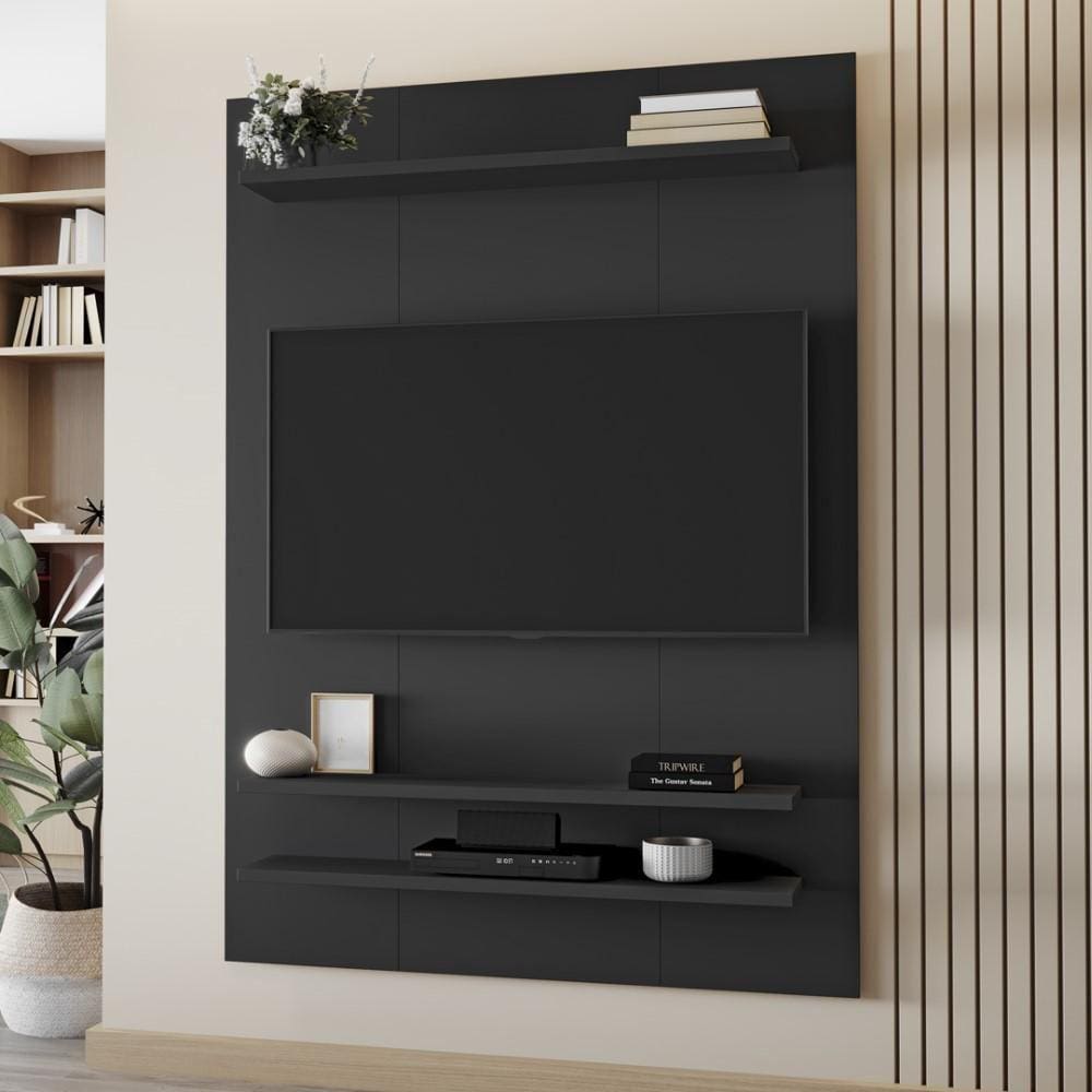 Painel Home Theater Suspenso Tv Ate 70 Polegadas Com LED 207 cm Sala de Estar | Black Friday ...