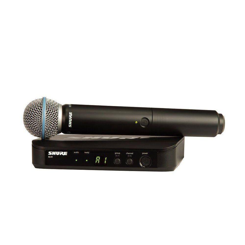 Microfone de Mao Sem Fio Shure BLX24B58 Capsula BETA58 | Casas Bahia Microfone de Mao Sem Fio Shure BLX24B58 Capsula BETA58 | Casas Bahia