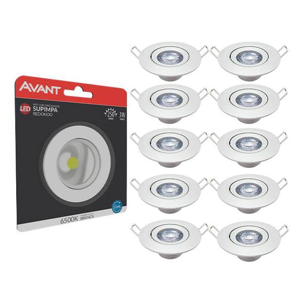 Kit spot embutir direcional | Casas Bahia