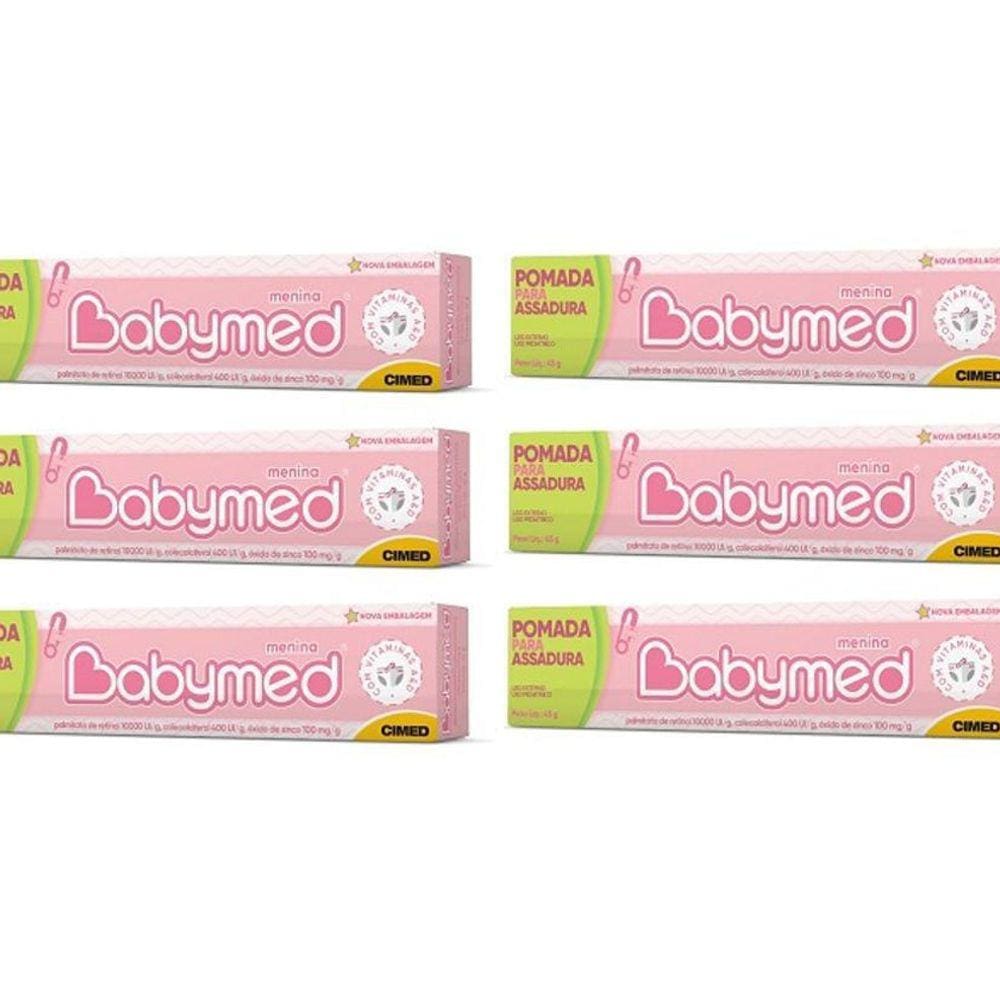 Kit pomada babymed 6 unidades | Casas Bahia