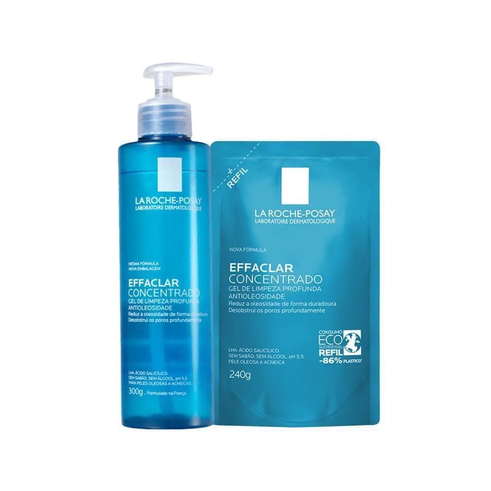 La roche posay effaclar kit gel concentrado kit | Casas Bahia