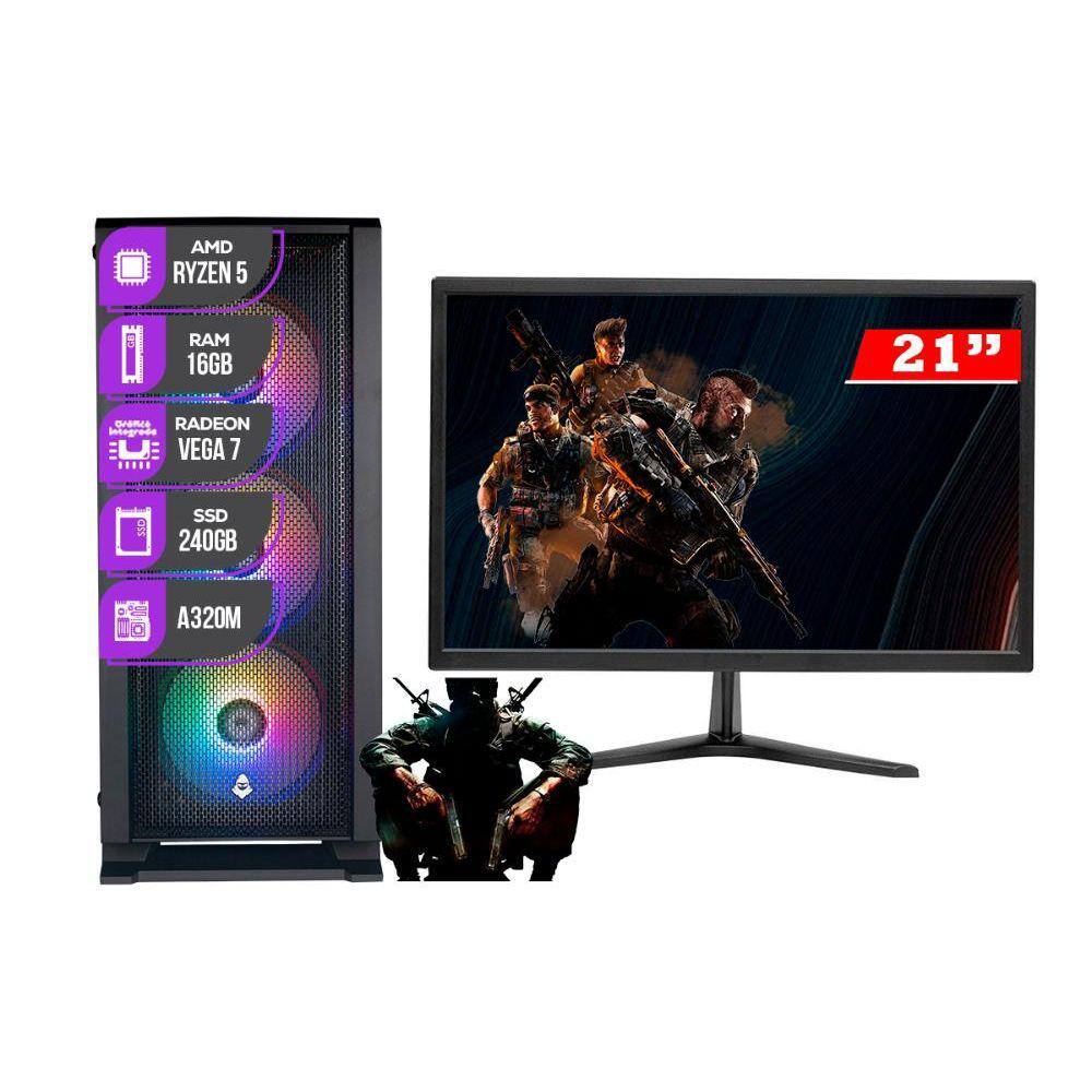Monitor gamer mancer valak zx240h 27pol va fhd 1ms 240hz freesync e g ...