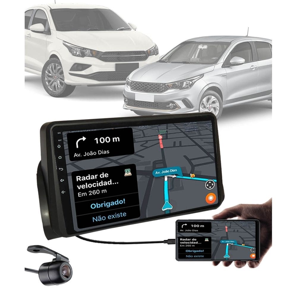 Central multimidia do fiat argo 2022 | Casas Bahia