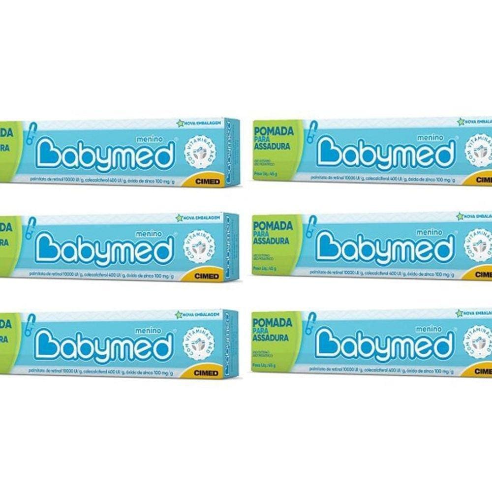 Kit pomada babymed 6 unidades | Casas Bahia
