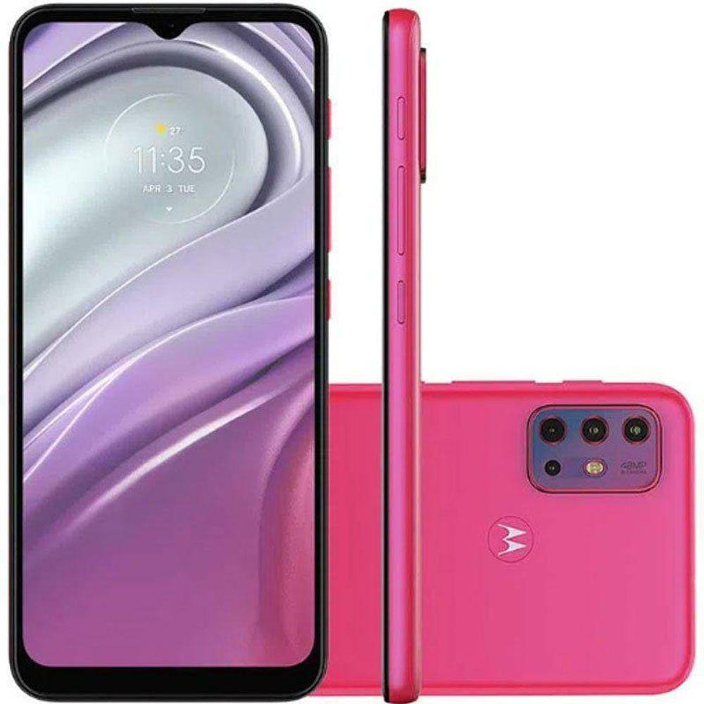 Smartphone moto e20 rosa | Casas Bahia
