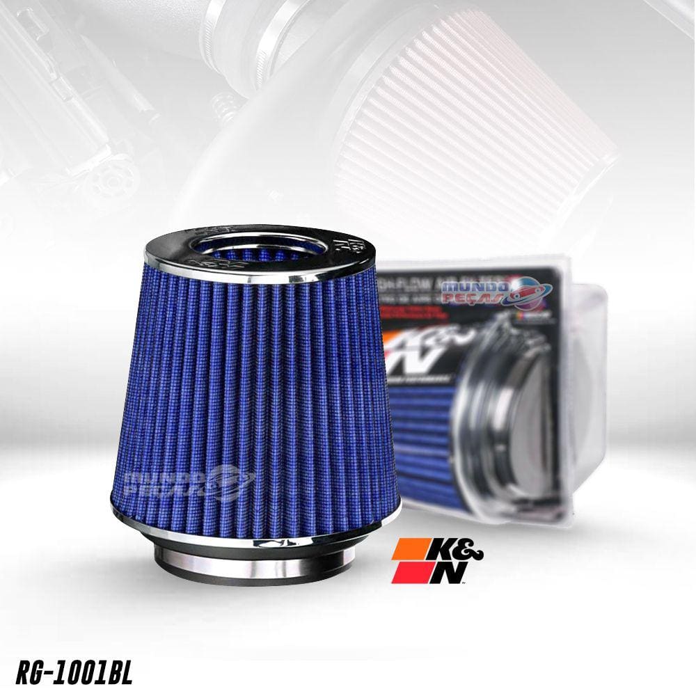 Filtro de ar kn conico universal duplo fluxo vermelho rg 1001rd 3 ...