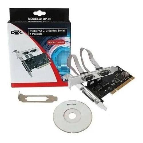 Placa Serial Pci, Dex, Pci, 2 Saídas | Casas Bahia