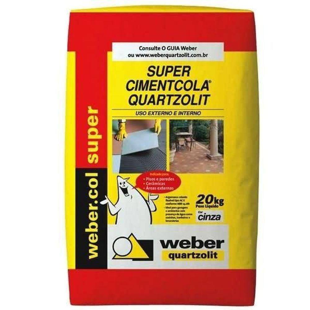 Argamassa cimentcola varandas e quintais quartzolit | Casas Bahia