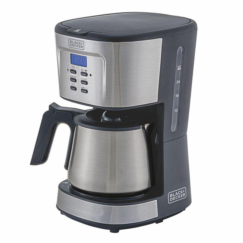 Cafeteira programavel cm300g com jarra inox black decker 110 v Black ...