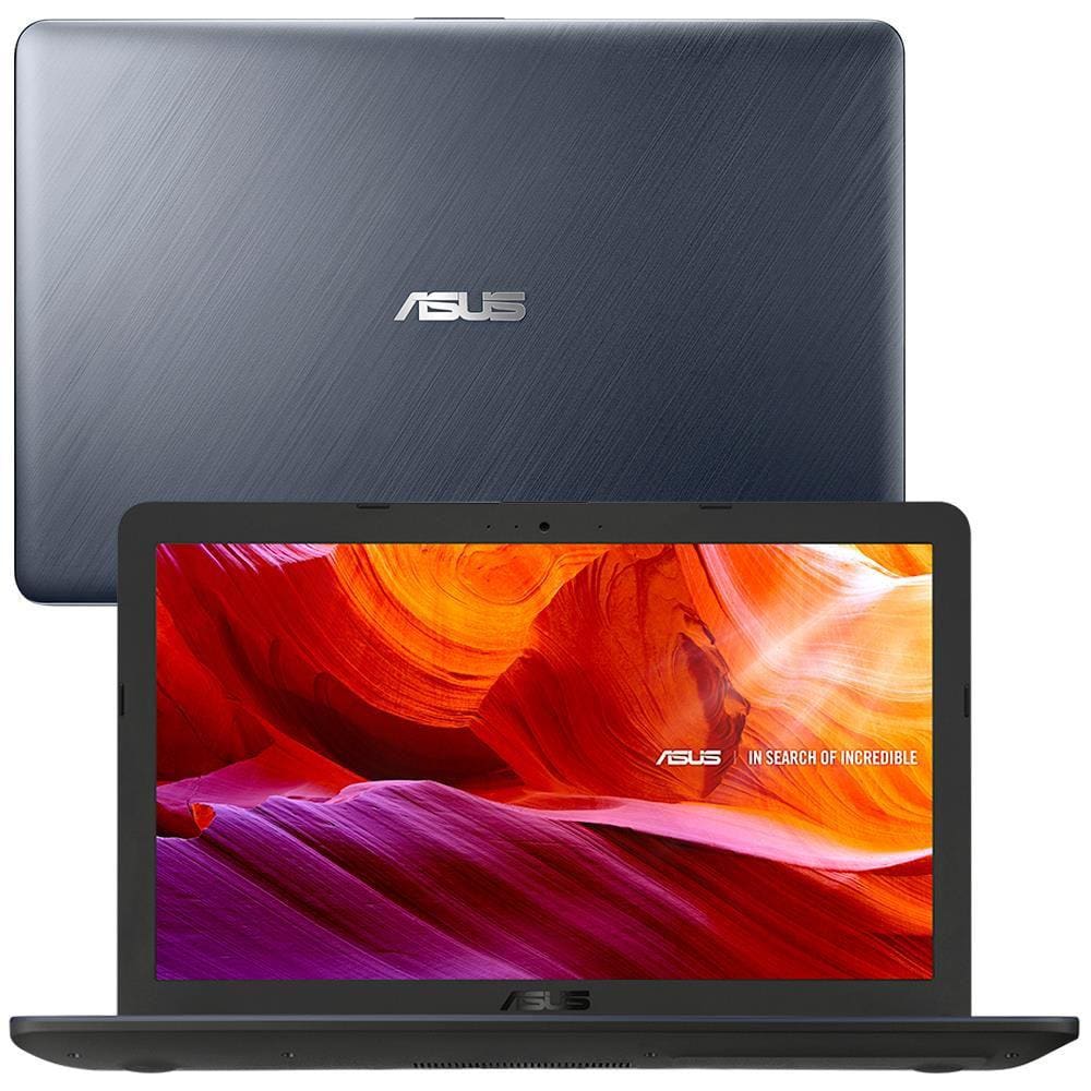 Notebook asus dual core 4gb 500gb tela156 windows 10 x543ma gq1300t ...