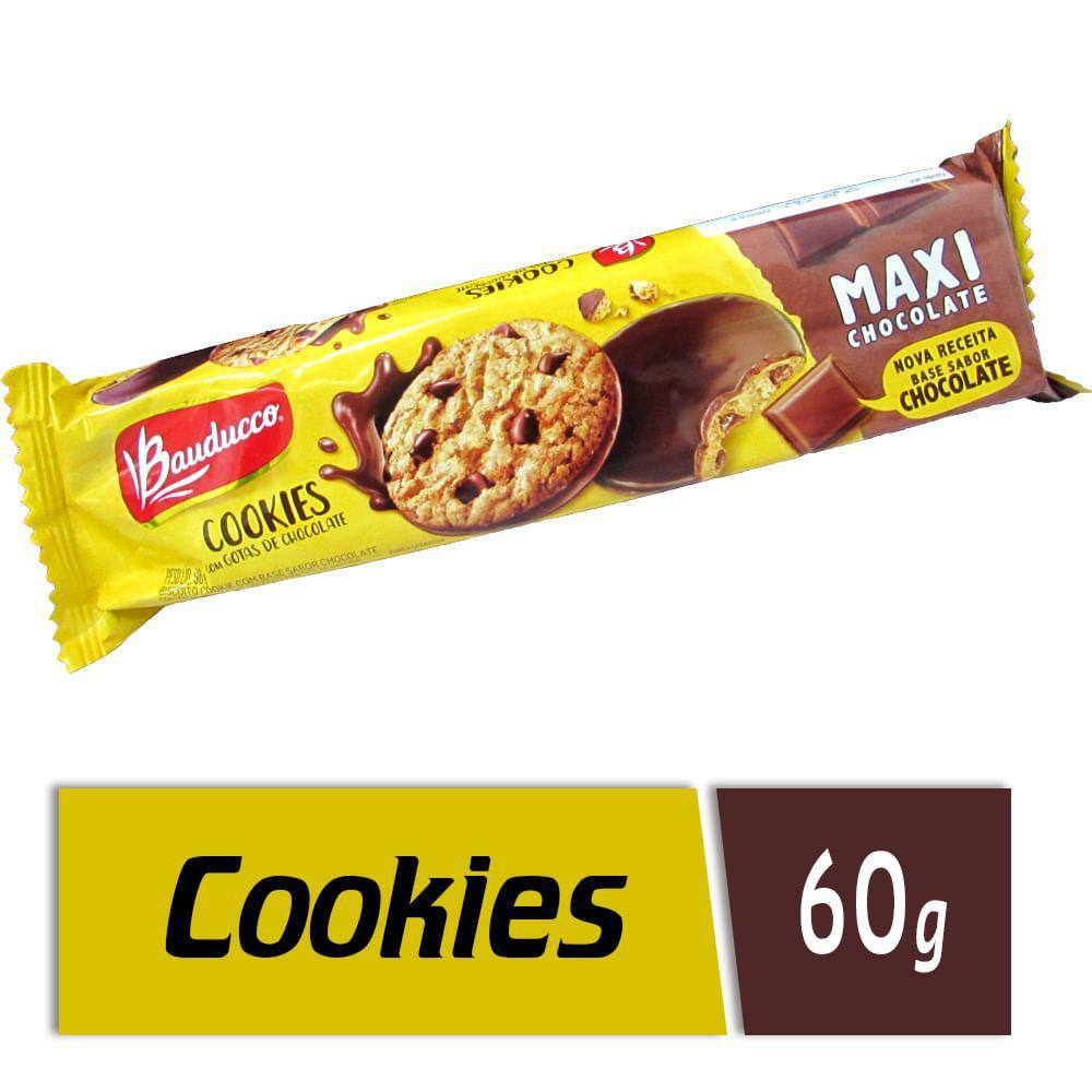 Biscoito cookies bauducco maxi com gotas chocolate 96g Black Friday ...
