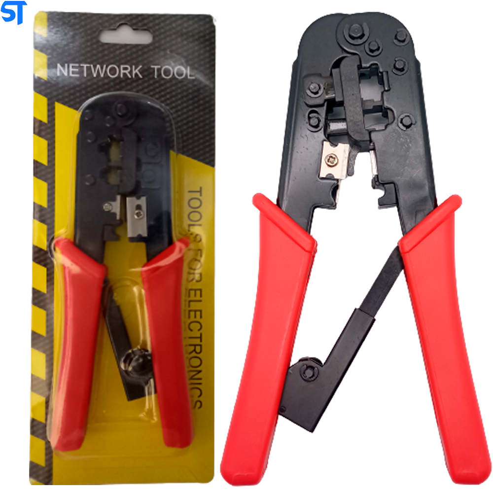 Alicate crimpar profissional gts rj45 rj11 8p 6p 4p catraca | Casas Bahia