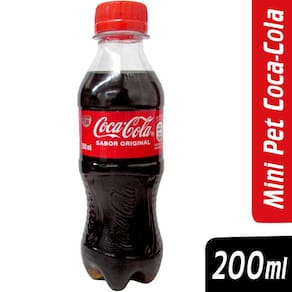 Coca cola pet 200ml | Casas Bahia