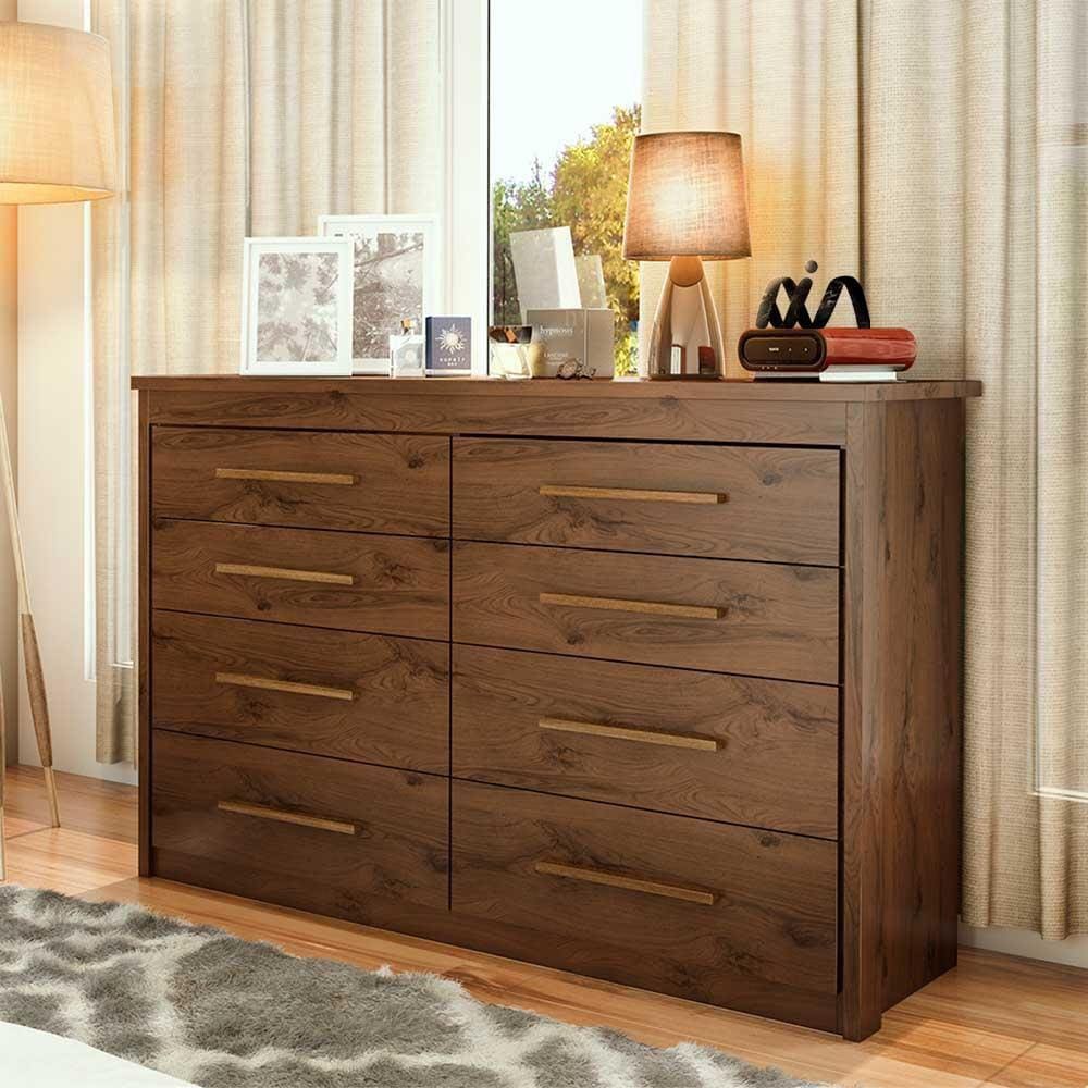 Comoda de 8 gavetas grandes | Casas Bahia