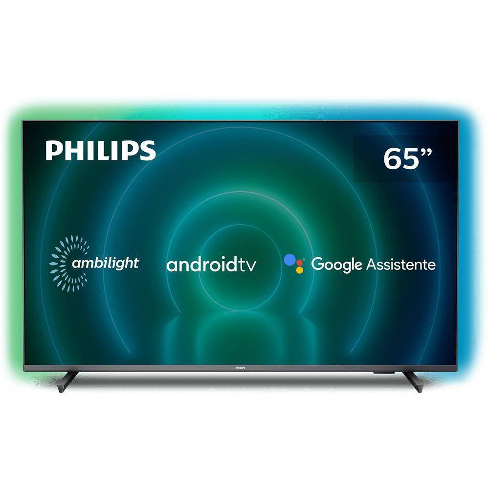 Smart tv philips led 4k uhd 55 58pug762578 3 hdmi 2 usb wi fi integrado Black Friday | Vale Pix ...