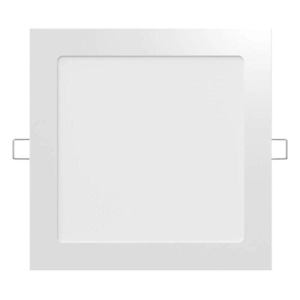 Painel plafon led 40x40 6500k 30w quadrada sobrepor preto | Casas Bahia