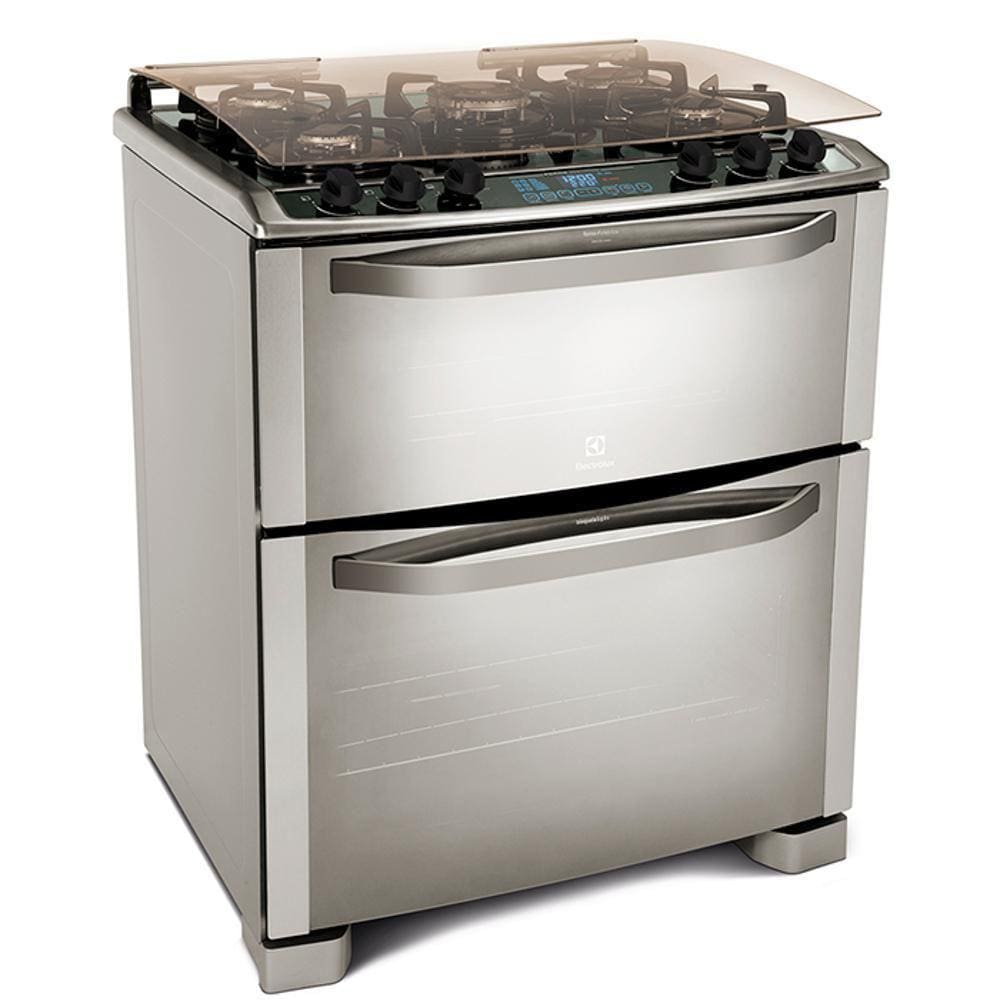 Fogao de 5 bocas e 2 forno da electrolux | Casas Bahia