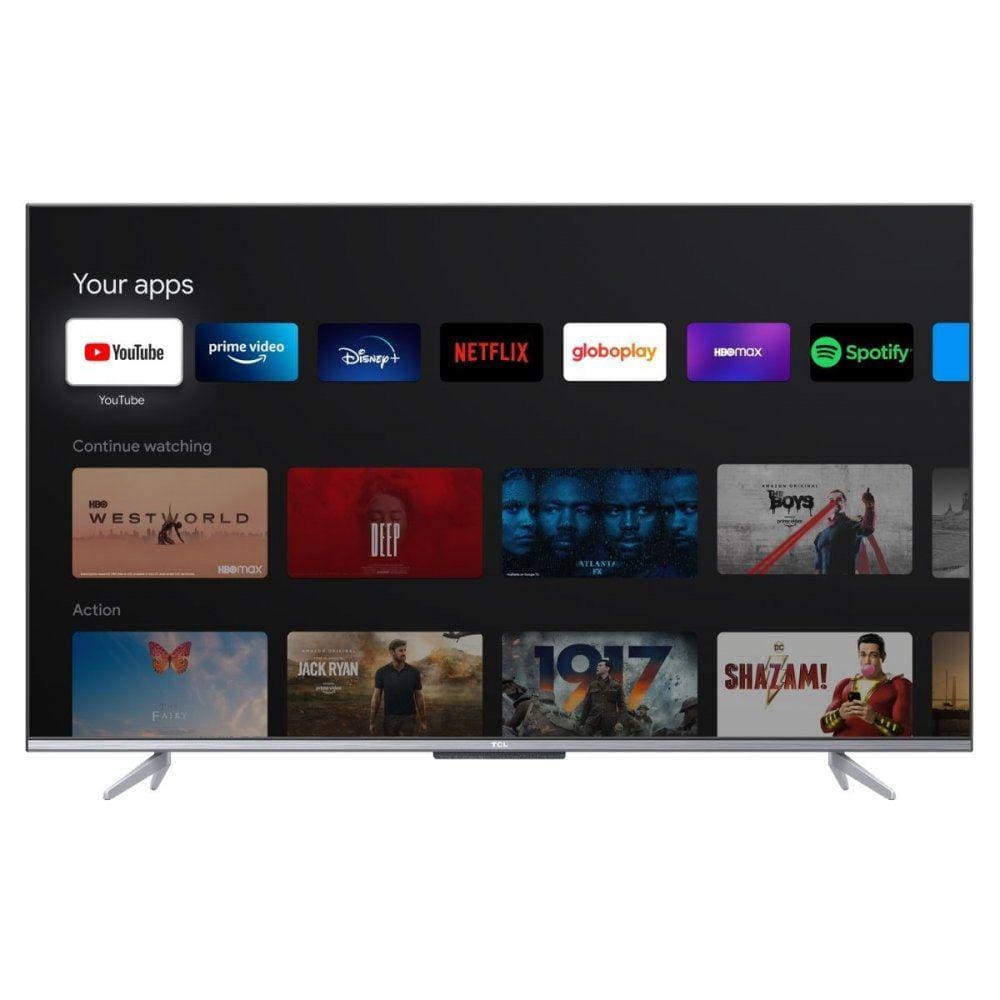 Smart tv led 55 4k tcl google tv 55p725 uhd | Casas Bahia