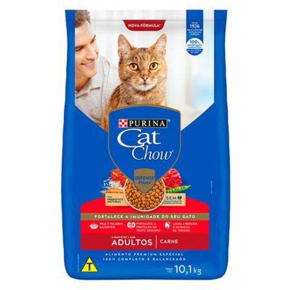 Alimento cat chow gato adulto sabor peixe em saco 1kg | Casas Bahia