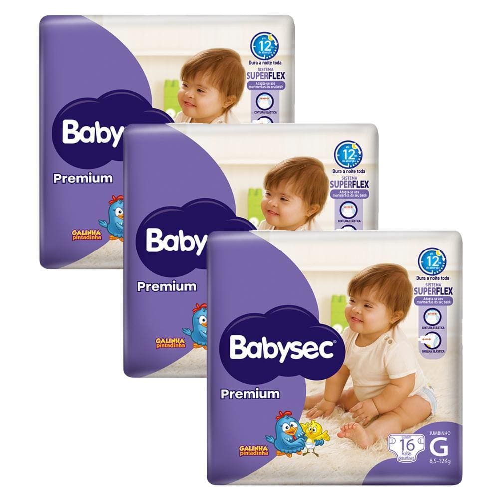 Fralda babysec premium galinha pintadinha g kit com 90 unidades | Casas ...